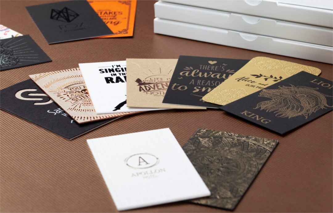 Business Cards Sample Box - offsetcards.com