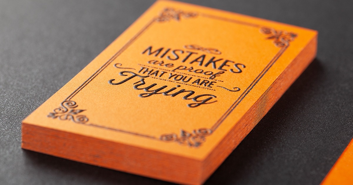 Thermography Business Cards on Fedrigoni Sirio Pearl paper - offsetcards.com