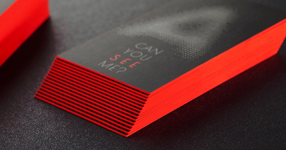 Painted Edges Business Cards - offsetcards.com